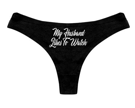 My Husband Likes To Watch Panties Cuckold Hotwife Sexy Etsy Daftsex Hd