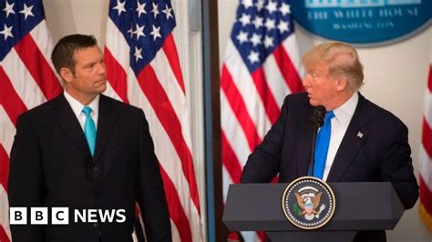 Trump Voter Fraud Commission Chief Casts Doubt On Result Bbc News