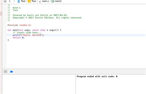 must include n xcode c stack overflow