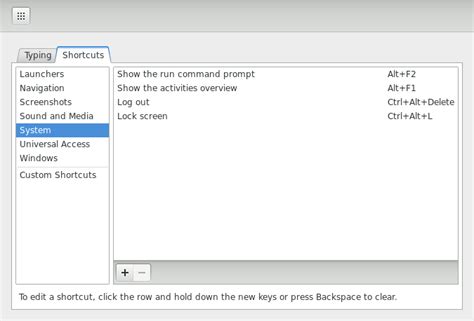 keyboard shortcuts how to remove cinnamon s alt f1