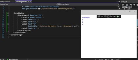 isvisible onidiom binding is not working · issue 5769 · dotnet maui