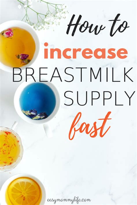 10 Ways To Increase Milk Supply Naturally Easy Mommy Life