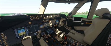 Boeing 747 8i Cockpit Livery Black Beige Msfs 2020 Cockpits Mod