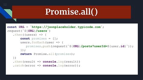 explaining promise all asynchronous javascript part 3 youtube