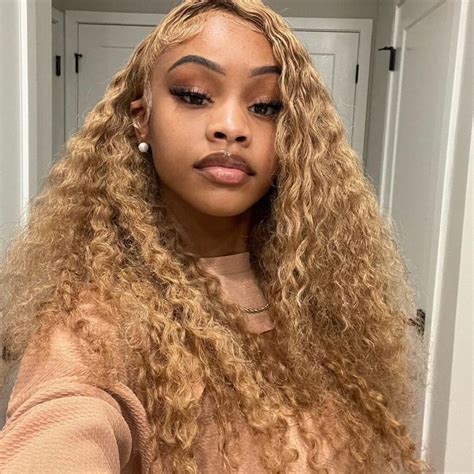 27 Honey Blonde Water Wave Wig 6x5 13x4 Hd Lace Frontal Wig 180