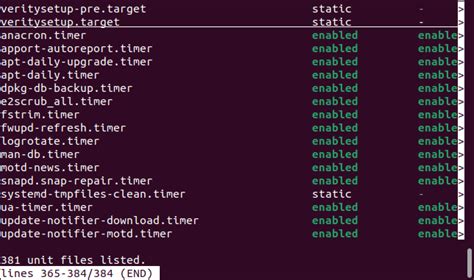 how to list linux services with systemctl