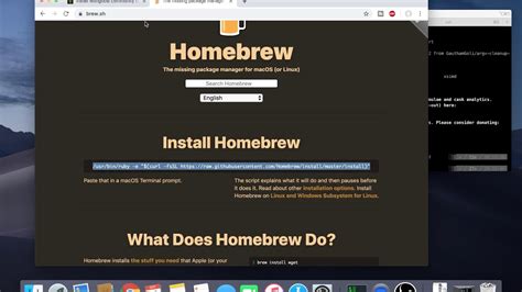 install mongodb on mac with homebrew 2019 youtube