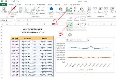 √ Cara Membuat Grafik Di Excel Dengan 2 Data Ternyata Mudah Pakar