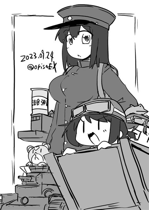 艦これ「進水日なのに漫画描くネタが特に無かったでありますな 艦これ版深夜の真剣お絵描」織匡俗☢️次は超比叡祭と霧島オンリーの漫画