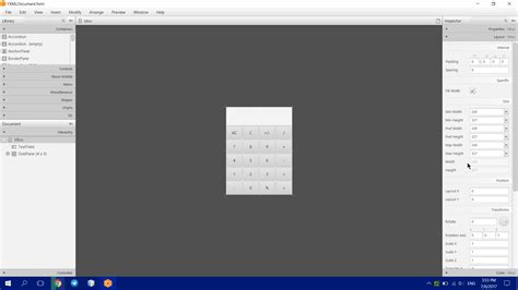 java min and max properties in scene builder javafx do