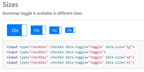 html bootstrap4 toggle switch button displaying like checkbox stack