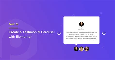 testimonial widget how to create a testimonial carousel with elementor