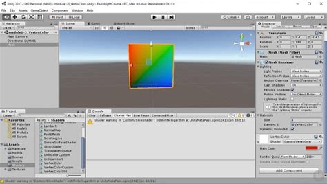 pluralsight developing custom shaders in unity game