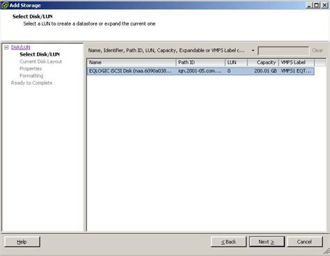 accessing a vmfs datastore snaphot and resignaturing uk