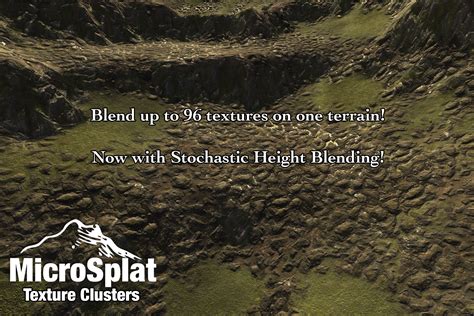 microsplat texture clusters terrain unity asset store