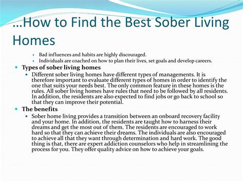 Ppt Sober Living Homes Get A Sober Life Powerpoint Presentation