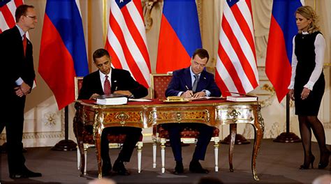 Russia And U S Sign Nuclear Arms Reduction Pact The New York Times