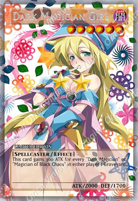 Yugioh Orica Sexy Dark Magician Girl 8 Cards Set 2 Etsy