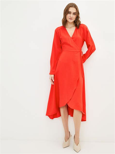 Double Breasted Collar Regular Long Sleeve Womens Dress S2ac96z8 Gye