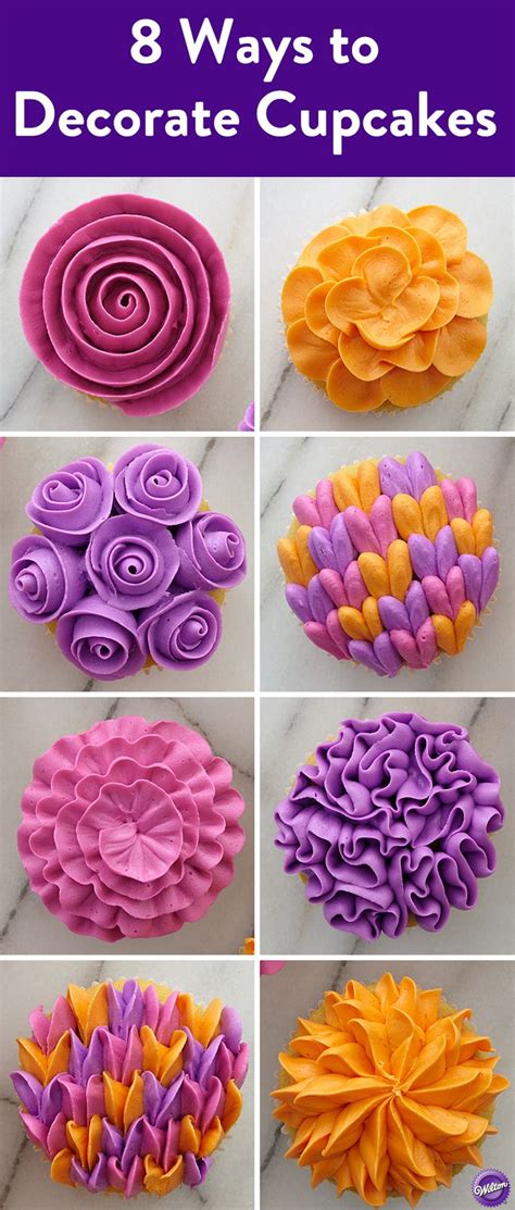 8 Ways To Decorate Cupcakes With Wilton Tip 104 Let Us Count The Ways