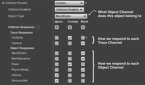 collision filtering unreal engine