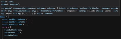 property xxx does not exist on type combinedvueinstance · issue