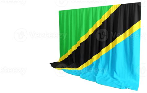 Tanzania Flag Curtain In 3d Rendering Called Flag Of Tanzania 31781965 Png
