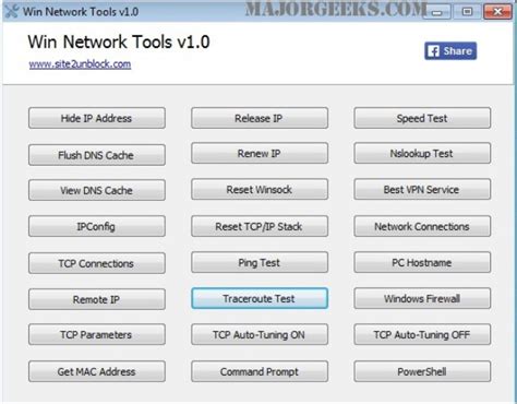 troubleshoot network related problems with win network tools majorgeeks