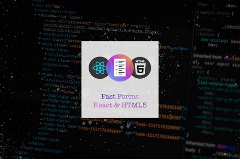 building fast forms in react with html5 r learnreactjs