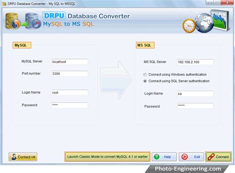 mysql to mssql database converter software screenshots data base