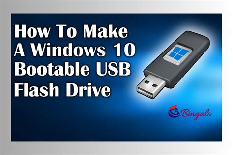 Creating A Bootable Usb Drive A Comprehensive Guide Windows 10 Vs