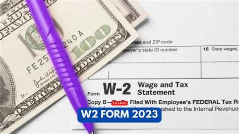 W2 Form 2023 Fillable Form 2023