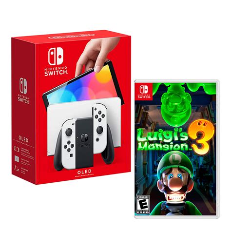 Ripley Consola Nintendo Switch Modelo Oled Blanco Luigis Mansion 3