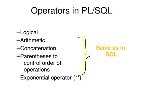 ppt about pl sql powerpoint presentation free download