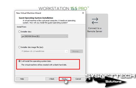 how to install debian 10 on vmware sysnettech solutions