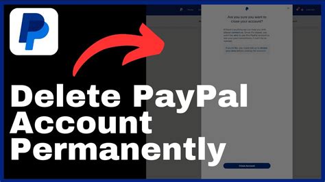How To Delete Paypal Account Permanently Youtube
