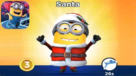 Minion Rush Level Up Epic Costume Santa Gameplay Walkthrough Ios