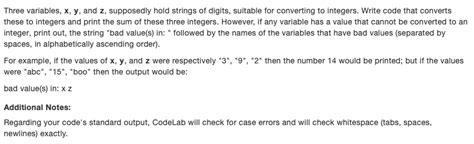 solved python programming123 two variables x and y supp