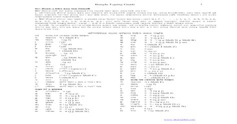 bijoy bangla typing guide