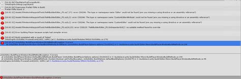 i am getting a error when clicking build and run option but when i