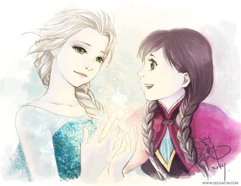 The Big Imageboard Tbib Anna Frozen Blue Eyes Brown Hair Dress