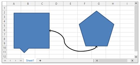 how to create a shape connector wpf controls
