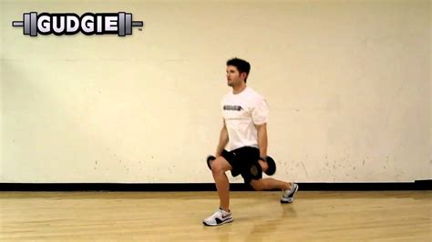 Reverse Lunge To Dumbbell Bicep Curl To Shoulder Press Youtube