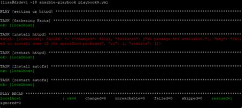 ansible error handling task error handling in playbooks