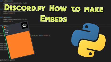 [easy] discord python bot how to make embeds youtube