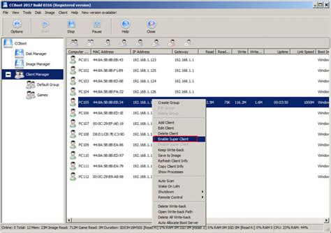 how to install driver for new clients using superclient mode ccboot