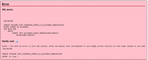 sql proper use of begin and end in mysql stack overflow