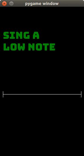 vocal range detector in python with pygame and music21