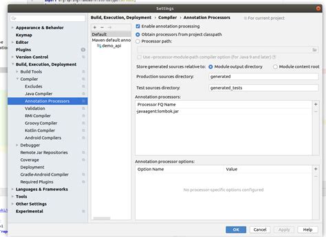 intellij does not recognize lombok setters for java spring