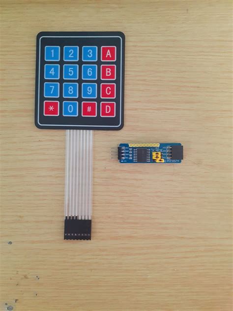 using i2c with a 4×4 matrix keypad maker and iot ideas